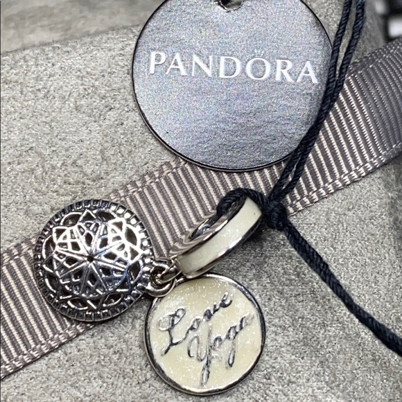 Pandora | Jewelry | Pandora Retired Love Yoga Dangle Charm Nwt | Poshmark